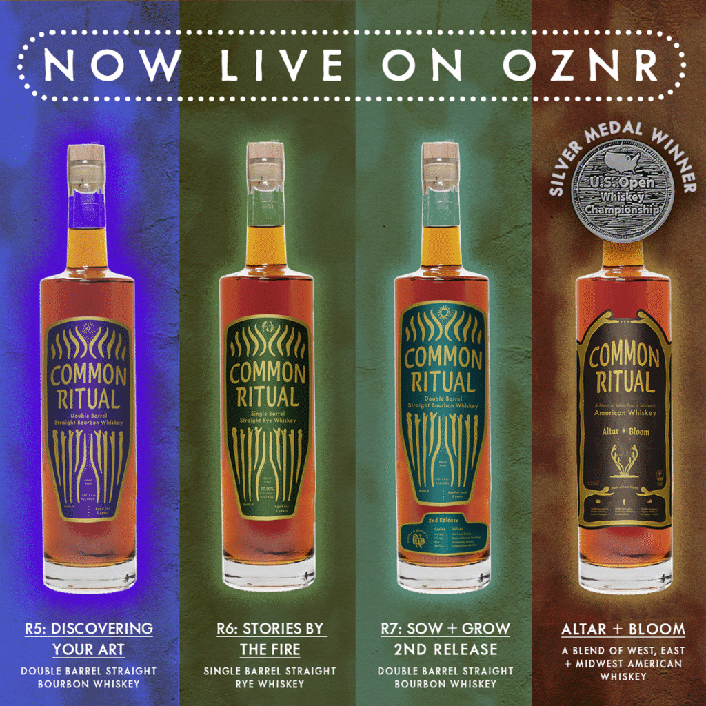 Common Ritual launches new whiskey lineup through Oznr app - Drink314